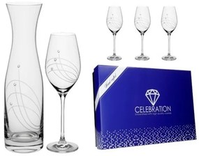 Celebration Crystals classic Set na víno (1+4)