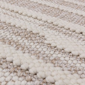 Tribeca Design Kusový koberec Sides Stripe Sand Rozměry: 80x150 cm