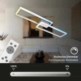 Briloner 3761019 - LED Stm stropní svítidlo LED/45W/230V 2700-6500K+DO mat chrom