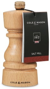 Cole&Mason Mlýnek na pepř London Precision+ přírodní buk 13 cm
