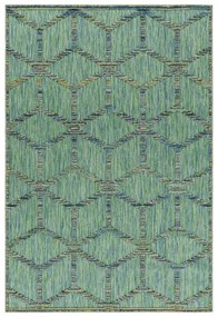 Ayyildiz, Kusový koberec Bahama 5151 Green – na ven i na doma, 80x250, zelená, chodba / předsíň