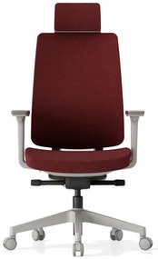 Kancelářská ergonomická židle OFFICE More K50 — bílá, více barev Červená