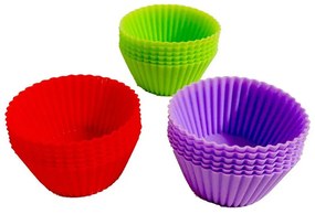PROHOME - Košíčky na muffiny silikón 6ks různé barvy