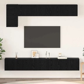 Sestava TV skříněk 5 ks Černý dub Kompozitní dřevo 3393196