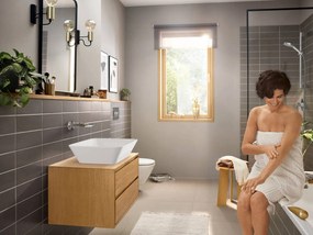 Hansgrohe Rebris E, umyvadlová baterie pod omítku, 2-otvorová instalace, chromová, 72568000