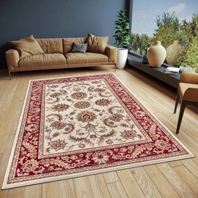 Kusový koberec Luxor 105643 Reni Cream Red, 200x280, červená, obývacia izba, Hanse Home