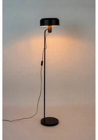 Černá stojací lampa s kovovým stínidlem (výška 135 cm) Landon – White Label