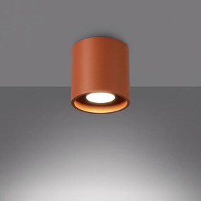 Sollux Lighting Stropní svítidlo ORBIS 1 okrově červené