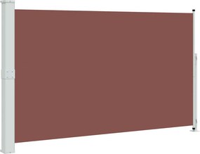 Zatahovací boční markýza 180 x 314 cm hnědá 313402