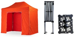 Nůžkový párty stan 2x3 m TENTino SMALL HEXAGON Barva opláštění: 6A - ORANŽOVÁ