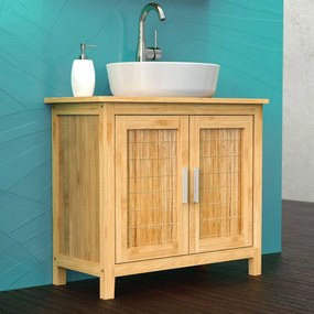 EISL Koupelnová skříňka pod umyvadlo bambus 67 x 28 x 60 cm - Default Title
