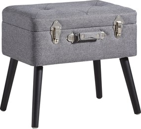XXXLutz TABURET, dřevo, textil, kompozitní dřevo, 50/46/35 cm Xora - Taburety - 000075000102