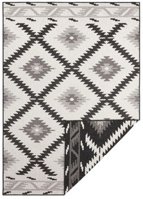 NORTHRUGS - Hanse Home koberce Kusový koberec Twin Supreme 103429 Malibu black creme – na ven i na doma - 160x230 cm