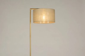 Stojací designová lampa Pallas Gold and Taupe