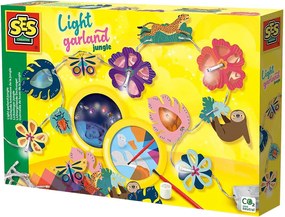 SES CREATIVE Výroba svítící dekorace girlanda džungle na baterie Světlo 14721