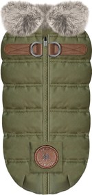 MILK&PEPPER Kabát pro psy Aubin Khaki Velikost: 26