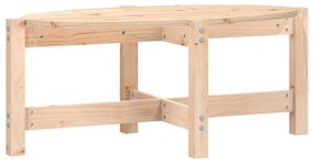 Konferenční stolek 87 x 48 x 35 cm masivní borové dřevo - Default Title