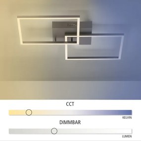 Leuchten Direkt 14141-18 - LED Stmívatelné svítidlo IVEN 2xLED/14W/230V + DO