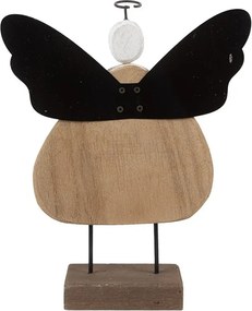 Dekorace dřevěná figurka anděl Angel Rustic M - 13*5*19 cm