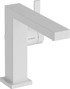 Hansgrohe Tecturis E, páková umyvadlová baterie 110 Fine CoolStart EcoSmart+ bez odtokové garnitury, bílá matná, HAN-73021700