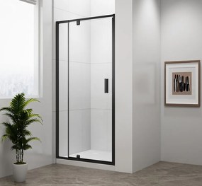Polysan Polysan, EASY BLACK čtvercová sprchová zástěna 900x900mm, čiré sklo, EL5115B