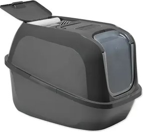Moderna Mega Deluxe tmavě šedá / Toaleta pro kočky / s krytem / 65,8x4