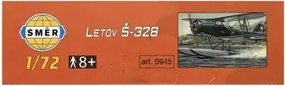SMĚR Plastikový model Letov Š-328 / 19x14,4 cm / od 8 let