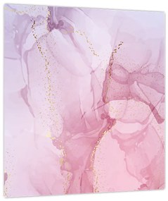 Obraz - Růžové skvrny (30x30 cm)