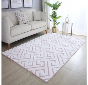 Ayyildiz Kusový koberec VISION 5121, Růžová Rozměr koberce: 140 x 200 cm