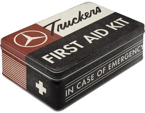Postershop Plechová dóza plochá - Daimler Truck - First Aid Kit