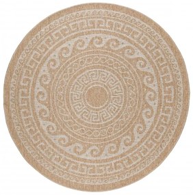 Ayyildiz Kusový koberec COMILLA 0887, Béžová Rozměr koberce: 120 cm KRUH