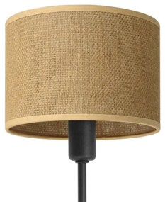 Nástěnná lampa MADELA 1xE14/40W/230V juta/černá