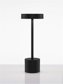 NV 9002864 Venkovní stolní lampa FUMO černý hliník a akryl LED 2W 3000K 3000K 220-240V 163st. IP54 vypínač na těle / USB kabel - NOVA LUCE
