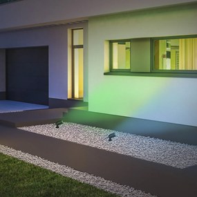BRILO 3674-015 LED zahradní bodové svítidlo, 12 cm, 4,4 W, 380 lm, černá - BRILO