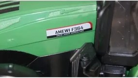 Amewi 22639 zelená / RC traktor s rozmetačem / 1:24 / věk: 6+ / 2.4GHz