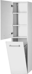 Aqualine Aqualine, VEGA Skříňka vysoká 40x150x31cm, levá/pravá, bílá, VG160