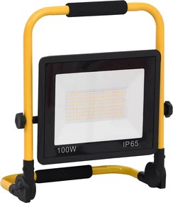 LED reflektor s rukojetí 100 W studené bílé světlo 149642