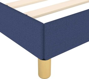 Rám postele s boxspringem modrý 160 x 200 cm textil 3120975