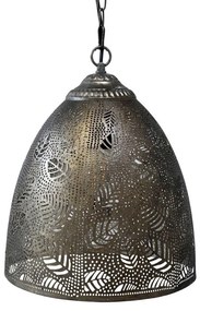 Bronzový antik kovový lustr s listy Vire - 47*59 cm/ E27/ 40W