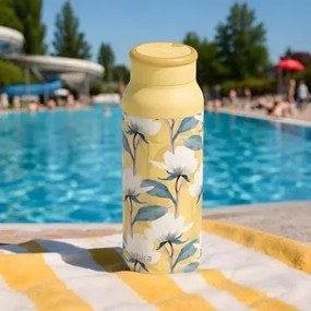 Quokka Echo Magnolia / Nerezová termoláhev s poutkem / 690 ml