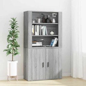 Skříň highboard šedá sonoma kompozitní dřevo 3185365