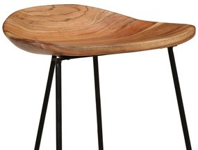 Barové stoličky 2 ks masivní akáciové dřevo - Default Title