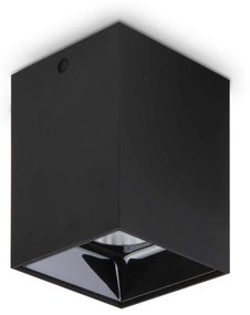 Ideal Lux Stropní svítidlo NITRO PL 15W SQUARE NERO