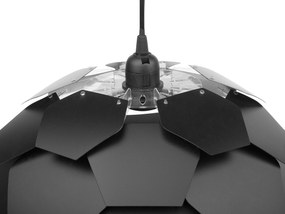 Malá černá stropní lampa SEGRE Beliani