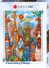 HEYE Puzzle Charming Village: Modrá brána / 500 dílků / 35 x 50 cm