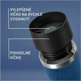 Tmavě modrý cestovní hrnek 360 ml – Tefal