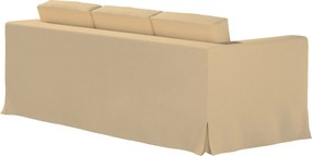 Potah na pohovku IKEA  Karlanda 3-místná nerozkládací, dlouhý barva béžová