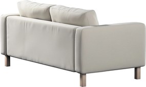 Potah na pohovku IKEA  Karlstad 2-místná, nerozkládací, krátký barva šedá látka sametová