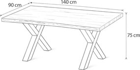 Jídelní stůl Perico 160, dub