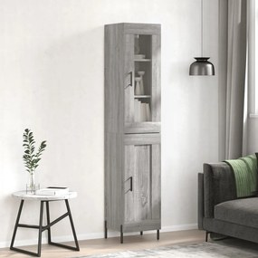 Skříň highboard šedá sonoma 34,5 x 34 x 180 cm kompozitní dřevo 3199503